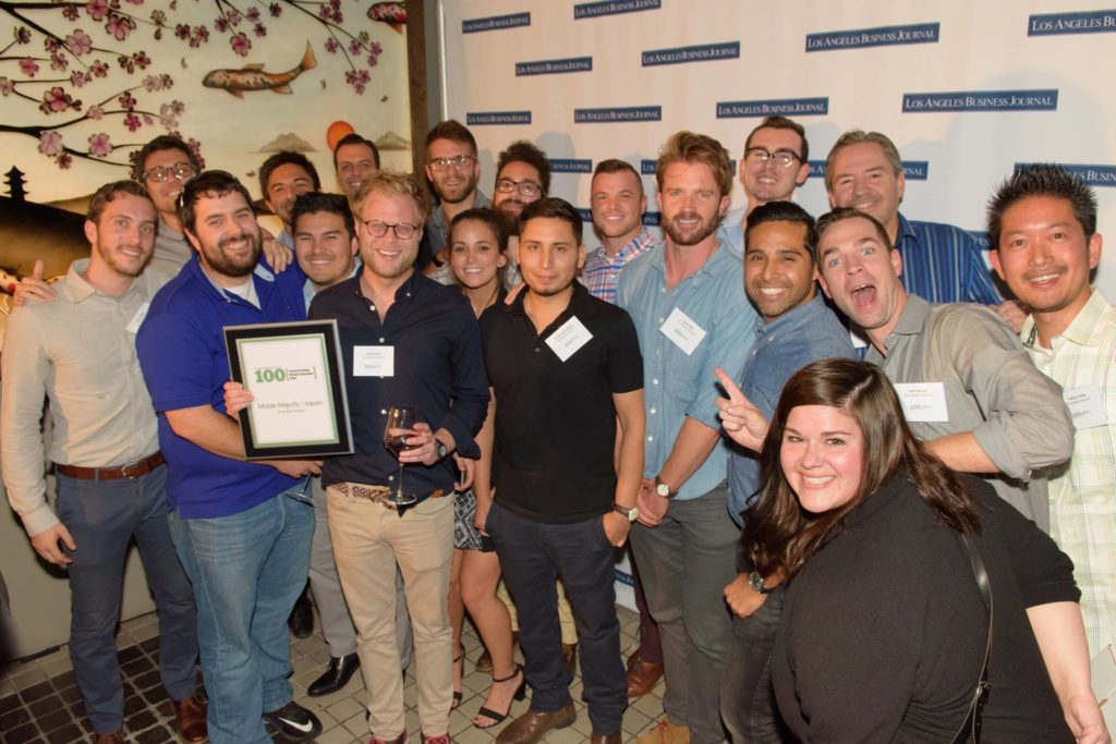 Winner: Fastest Growing Tech Company in Los Angeles - Infillion